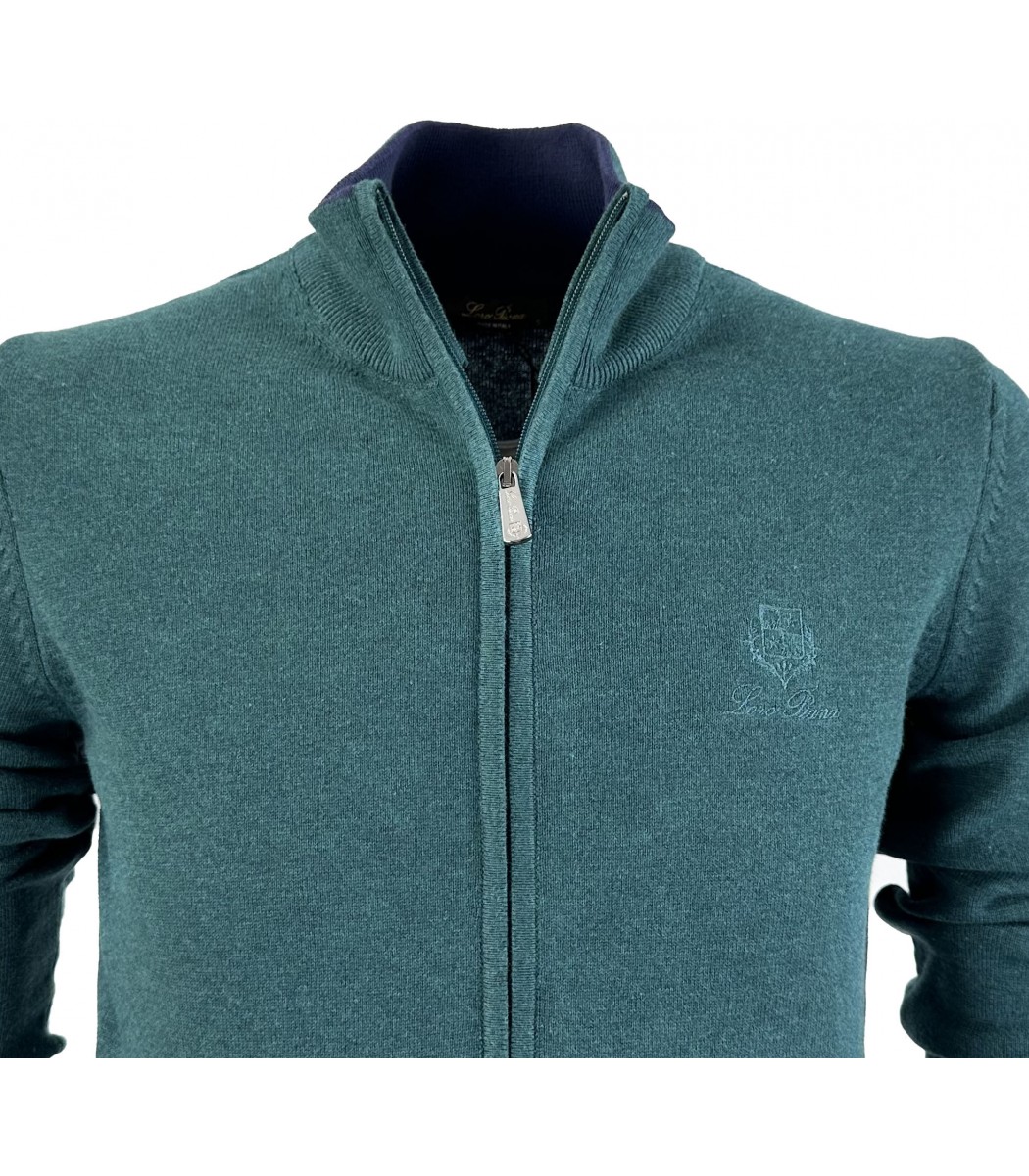 Купить - Темно-зеленая кофта Loro Piana 7953-16-7953-16 - в интернет ...