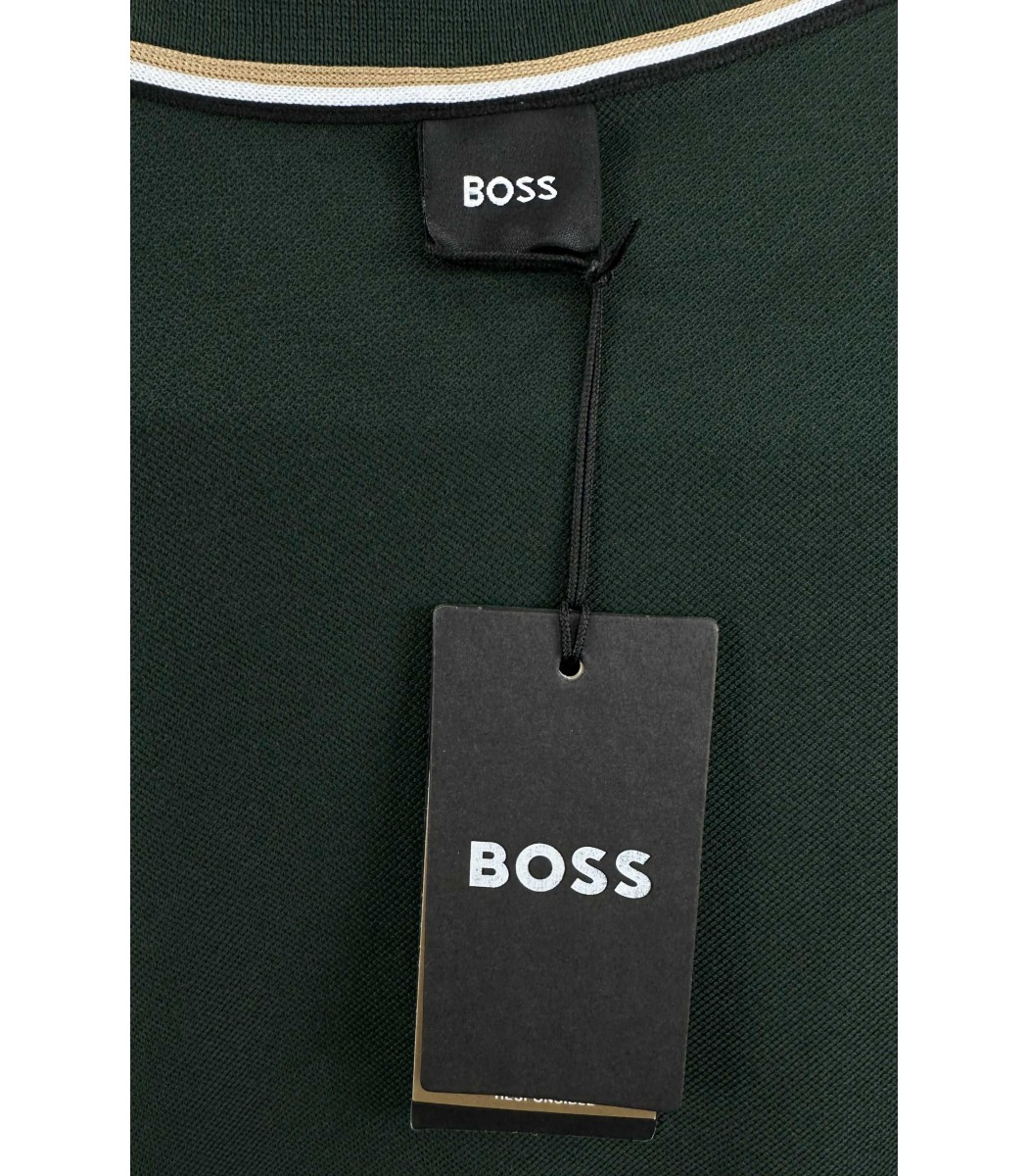 Купить - Темно-зеленая футболка поло Hugo Boss 317-14-317-14 - в ...