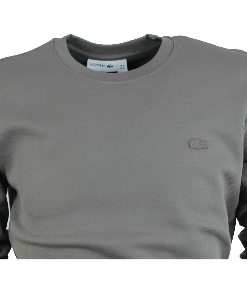 Купить - Серый свитшот Lacoste L023-3-L023-3 - в интернет магазине Polo ...