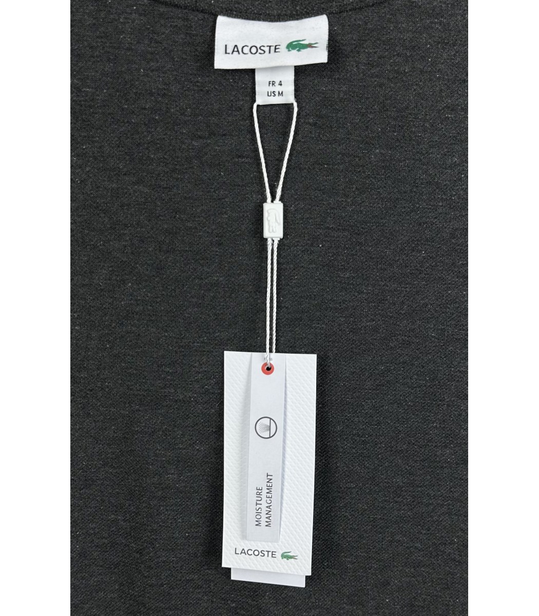 Купить - Темно-серое поло с длинным рукавом Lacoste L777-20-L777-20 - в ...