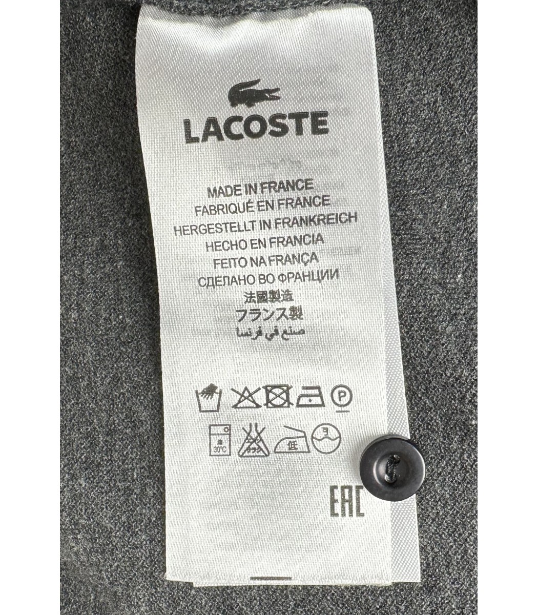 Купить - Темно-серое поло с длинным рукавом Lacoste L777-20-L777-20 - в ...