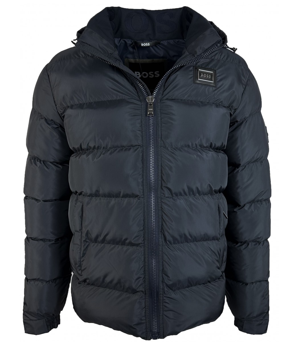 Купить - Темно-синий пуховик Hugo Boss HB-307-HB-307 - в интернет ...