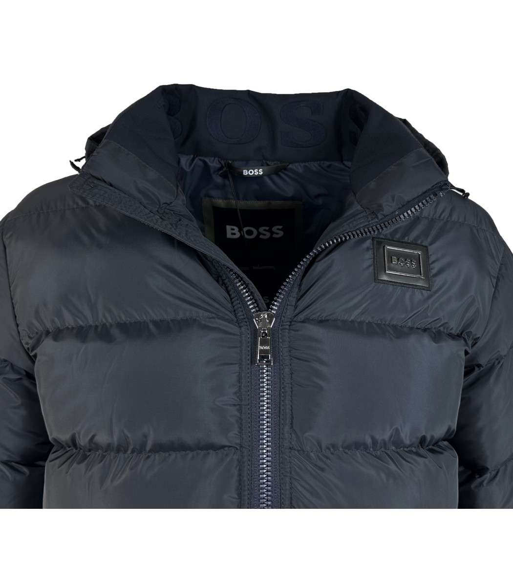 Купить - Темно-синий пуховик Hugo Boss HB-307-HB-307 - в интернет ...
