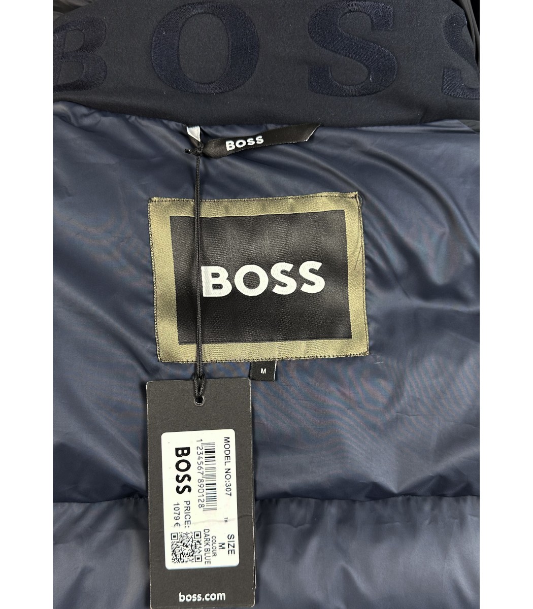 Купить - Темно-синий пуховик Hugo Boss HB-307-HB-307 - в интернет ...